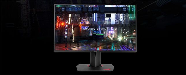 ASUS ROG SWIFT PG279Q 27-inch WQHD IPS, overclockable 165Hz, NVIDIA G-SYNC Gaming Monitor ...