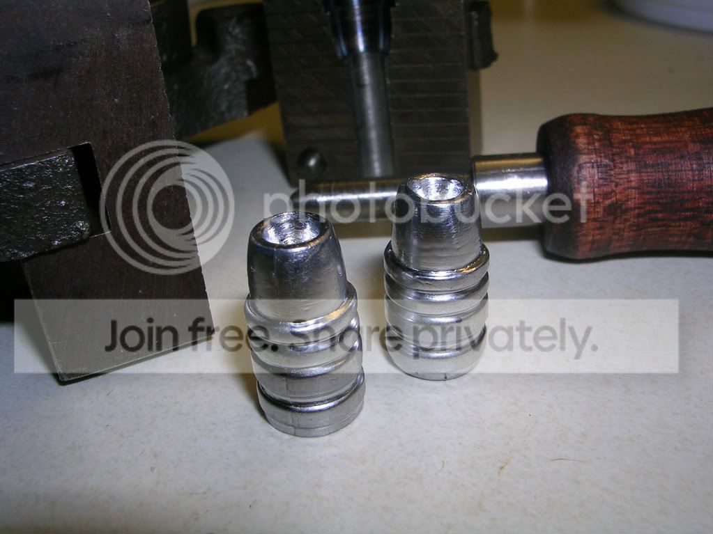 hollow pointed a Lyman 358156 today