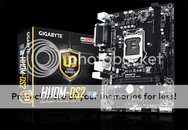 Gigabyte GA-H110M-DS2 H110,DDR4-2133, SATA3, D-Sub, mATX | VillMan ...